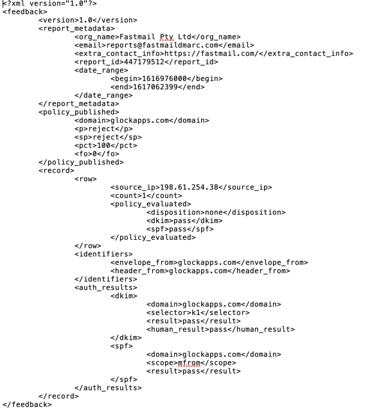 Free DMARC Report Analyzer: How to Read DMARC XML Reports | GlockApps