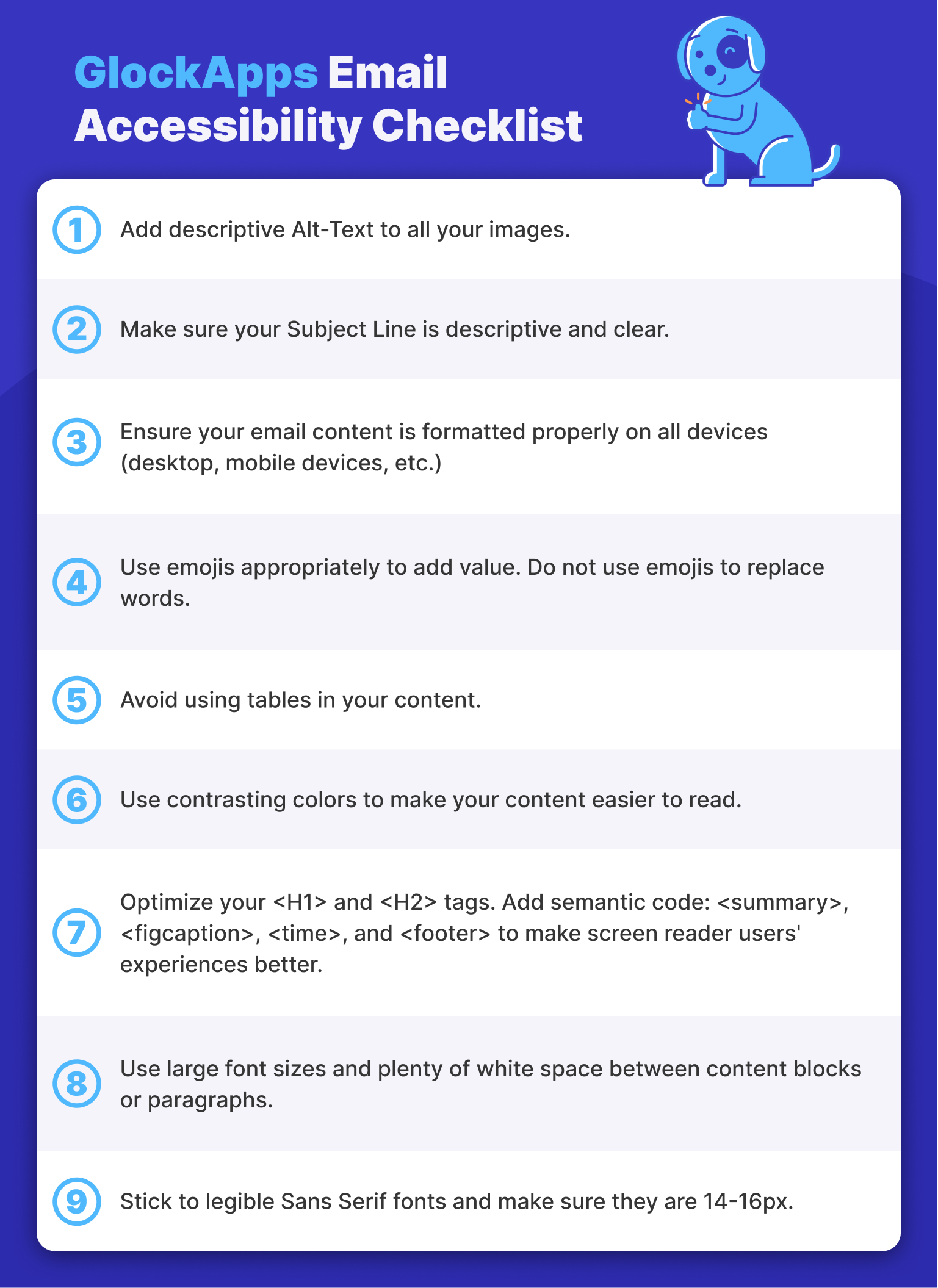 Email Accessibility Best Practices | GlockApps